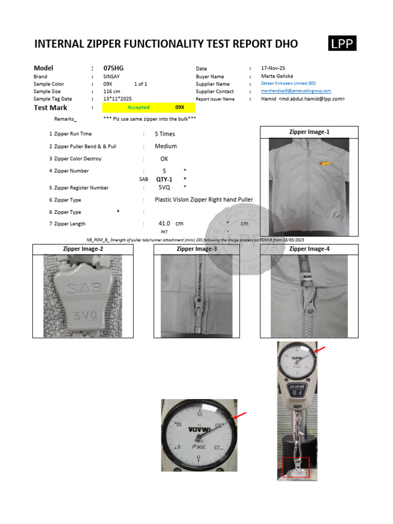 Zipper Test Do - 075HG - 09X - 17112025 | PDF
