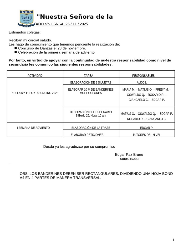 Comu Prof 2025 - Noviembre | PDF
