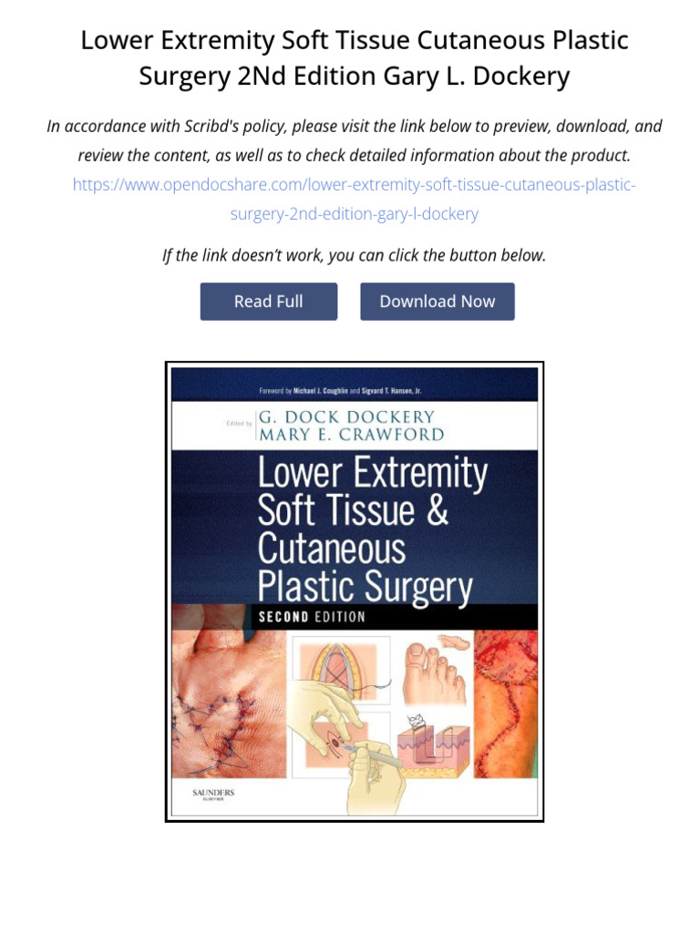 Lower Extremity Soft Tissue Cutaneous Plastic Surgery 2nd Edition Gary ...