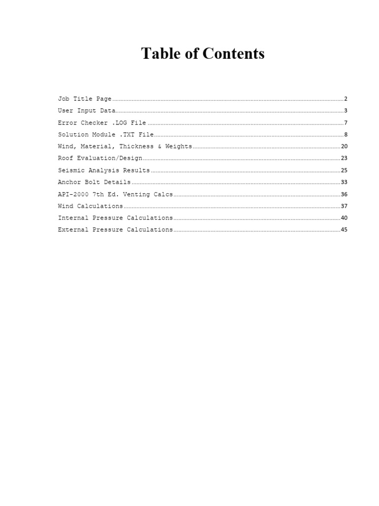DESIGN CALCULATION STORAGE TANK KAP 50 KL REV 1 (1) | PDF | Stress ...