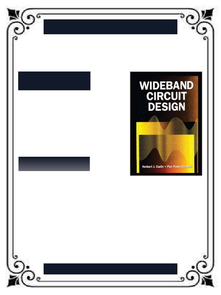 Wideband Circuit Design First Edition Carlin eBook manual edition | PDF ...