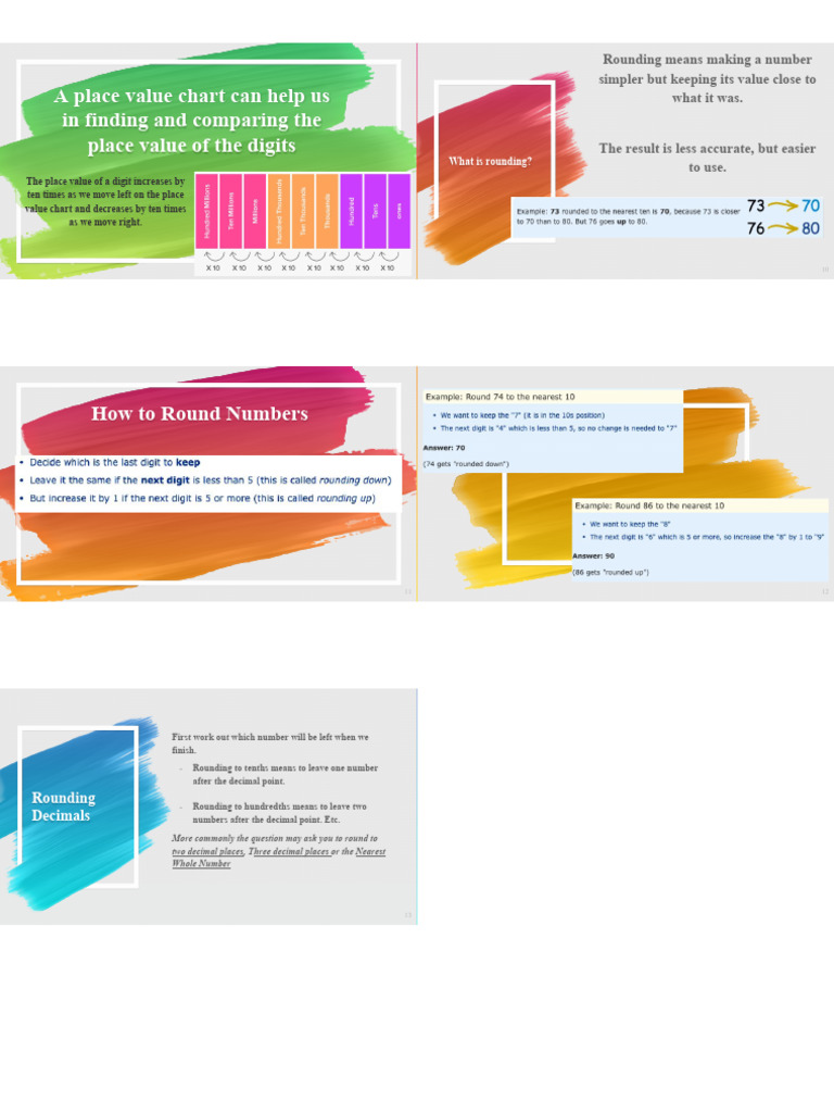 Semester one Foundation Maths summary notes 2 | PDF | Area | Volume