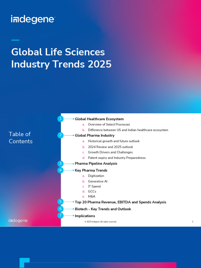Global Life Sciences Trends 2025 Insights | PDF | Pharmaceutical ...