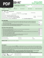 NSW Licence Application Form 1001 | PDF | Driver's License | Identity ...