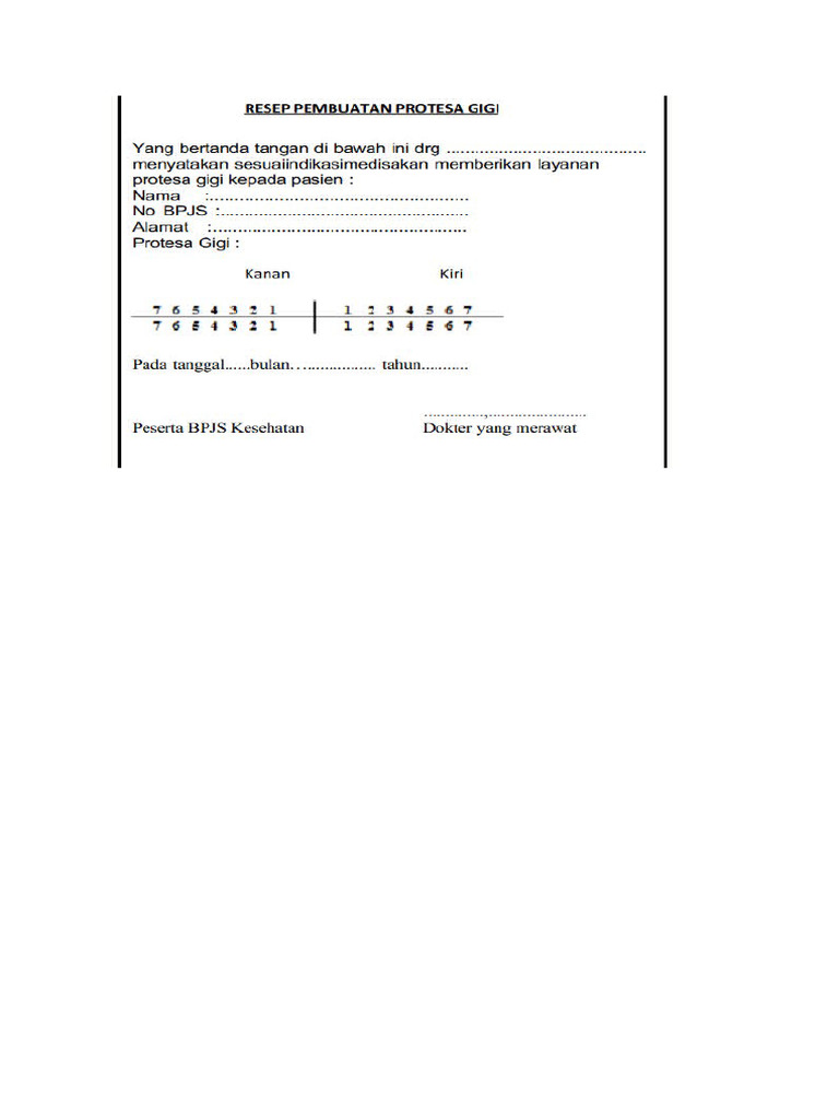 Form Protesa | PDF