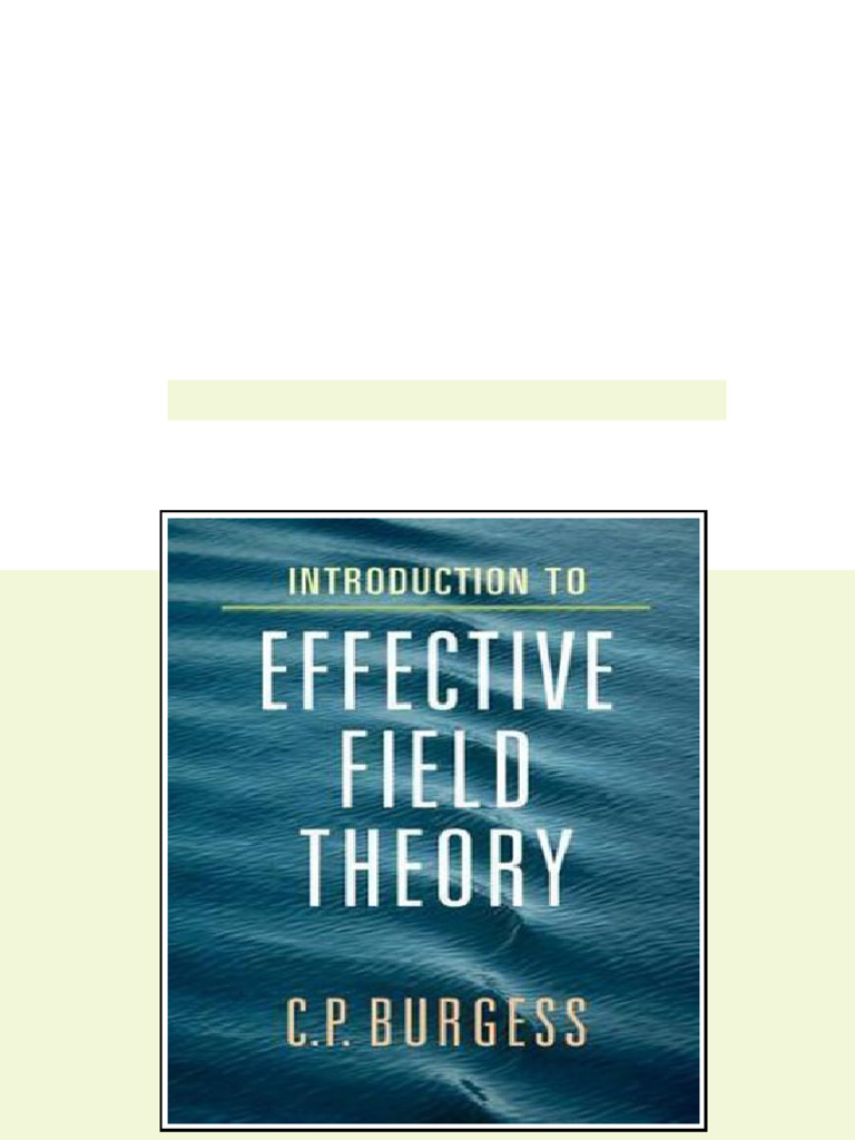 (Ebook) Introduction to Effective Field Theory: Thinking Effectively ...