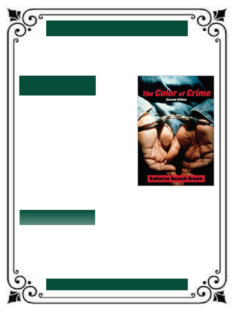 The Color of Crime Second Edition Racial Hoaxes White Fear Black ...