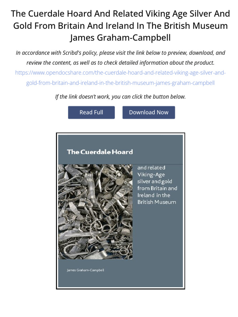 The Cuerdale Hoard and Related Viking Age Silver and Gold from Britain ...