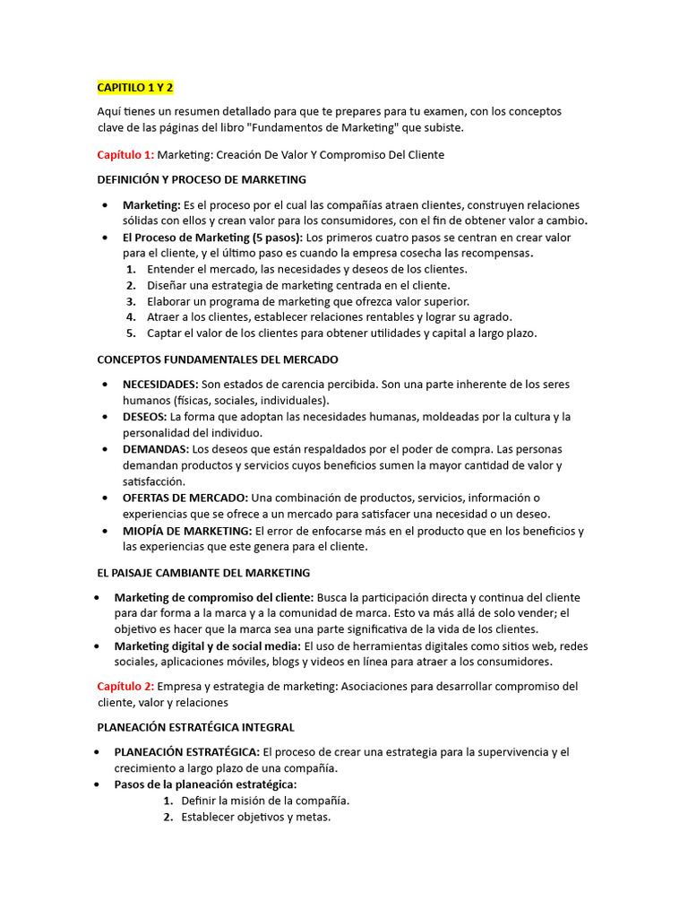 Capitilo Del 1 Al 9 Rep 2do | PDF | Marketing | Comportamiento