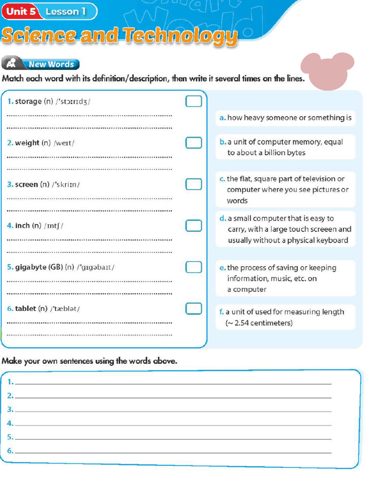 Unit 5 - Science and Technology | PDF
