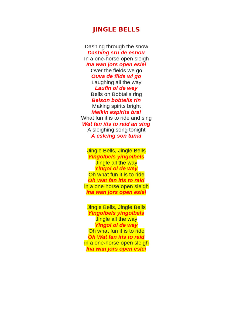 Jingle Bells | PDF
