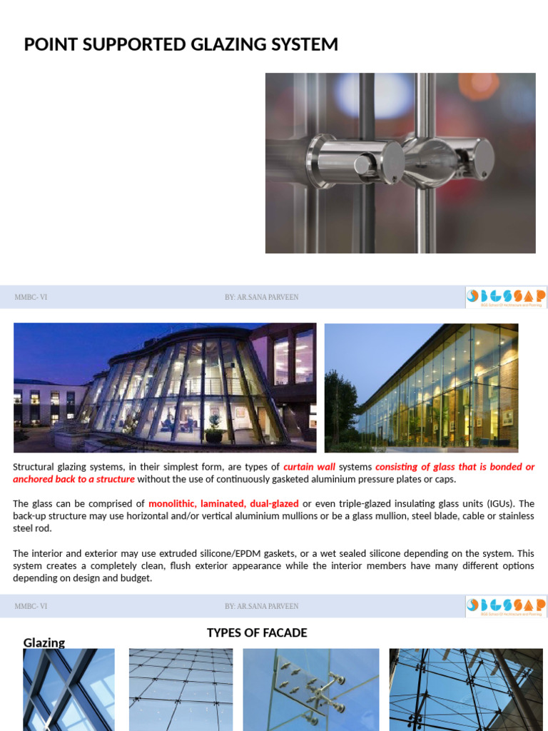 Point Supported System | PDF | Glasses | Building Technology