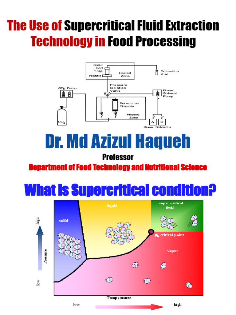 Supercritical Fluid Extraction in Food Processing | PDF | Supercritical ...