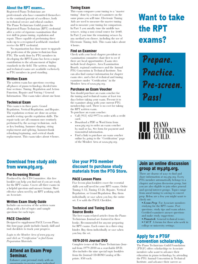 Exam Resources Brochure | PDF