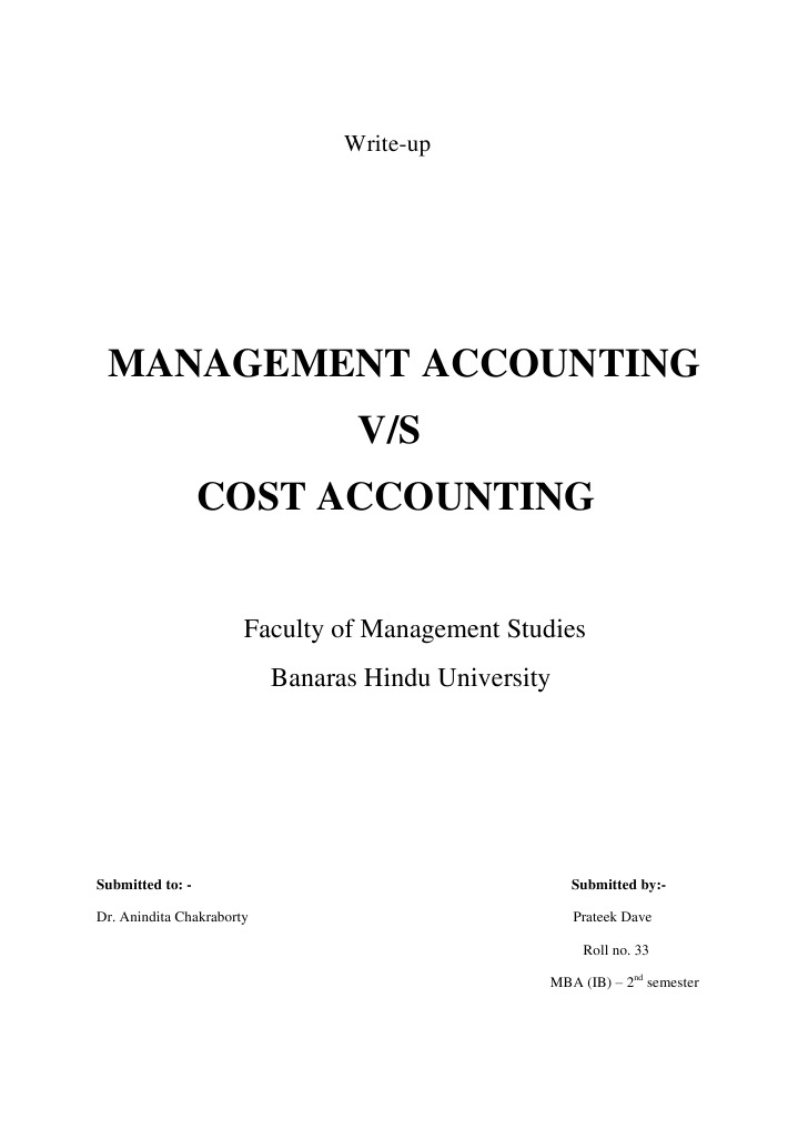 Management and Cost Accounting | PDF | Management Accounting | Cost ...