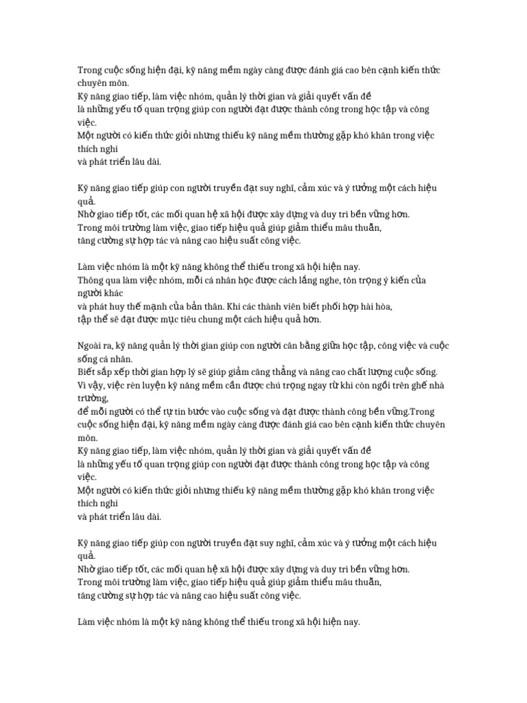 File 3 Ky Nang Mem | PDF