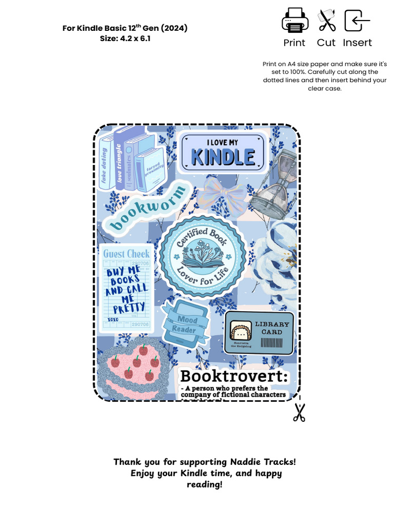 Kindle Basic 12 Gen 2024 Insert Guide | PDF