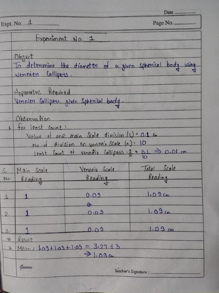 Physics Practical | PDF