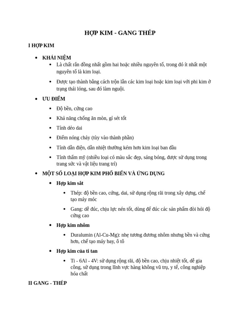 H P Kim - Gang Thép | PDF