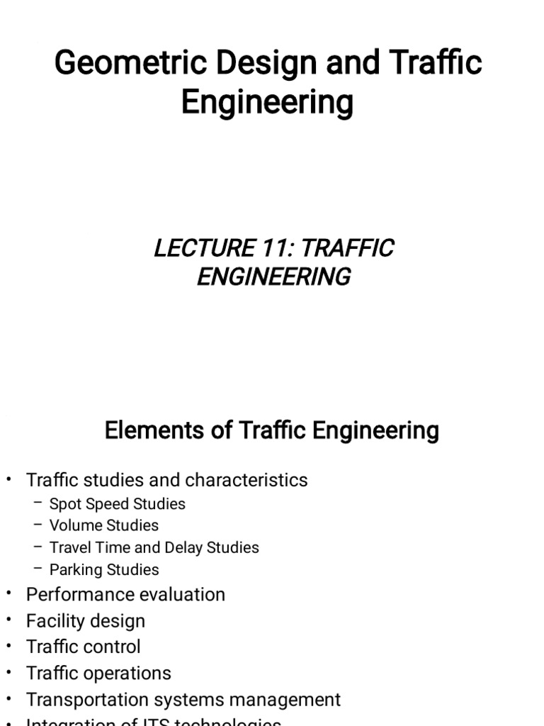 Lecture 10 - Traffic Engineering | PDF