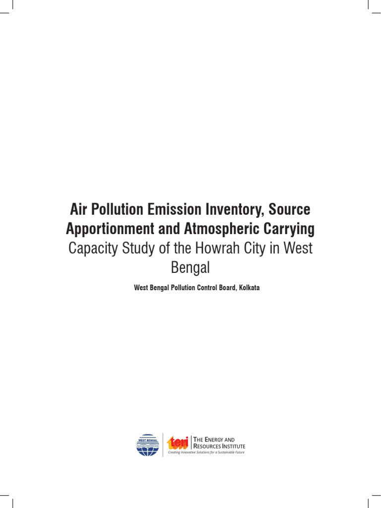 Air Pollution Emission Inventory 1 | PDF | Particulates | Exhaust Gas