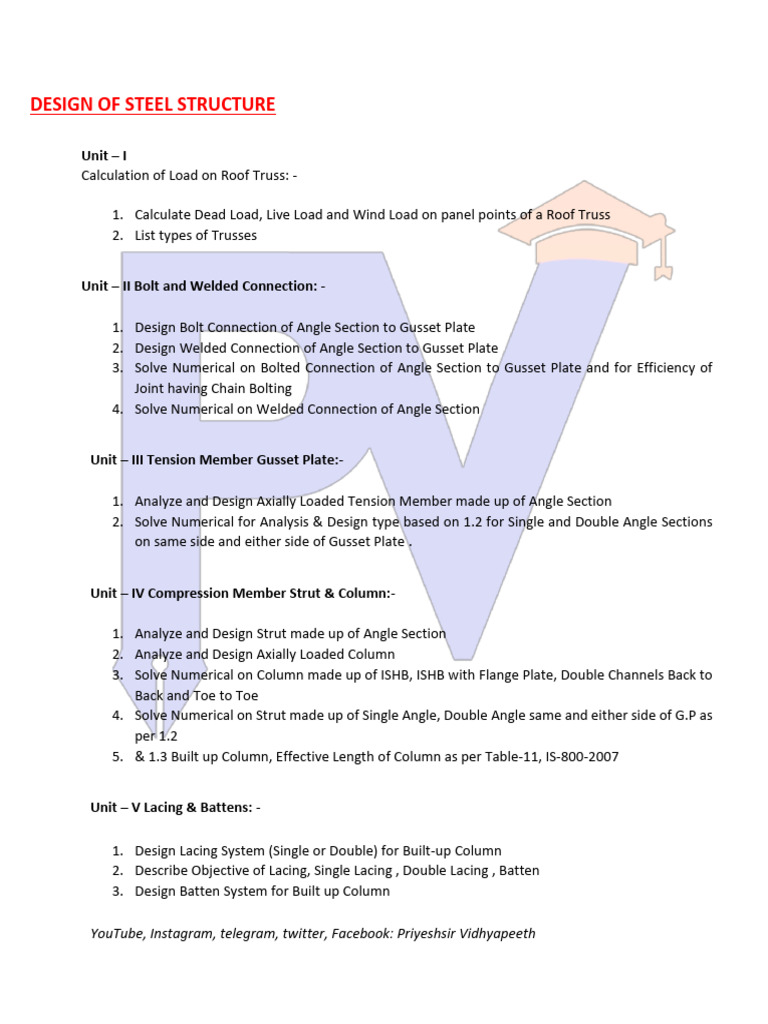 Design of Steel Structure - 2b0442f1 4335 43e5 88e7 D7e1b7daba3a | PDF