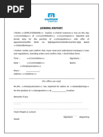 Joining Report Submission Guide | PDF