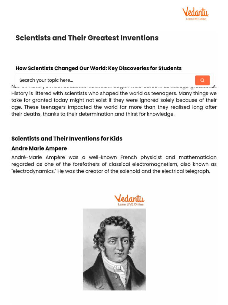 Scientists and Their Greatest Inventions | PDF