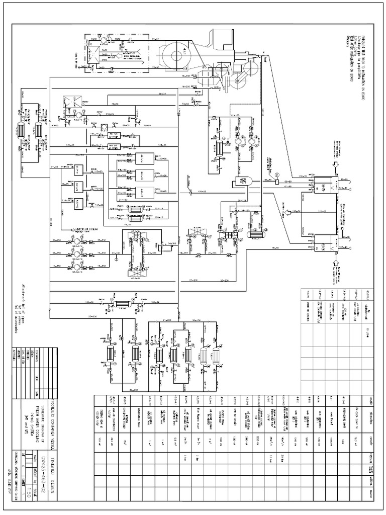 IV-32 Gw425-463-02 Schematic Diagram of Fresh Water Cooling Piping ...