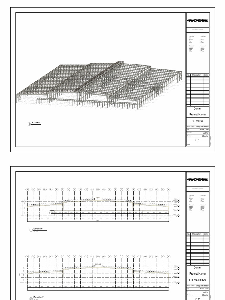 Revit Project Plans and Elevations | PDF