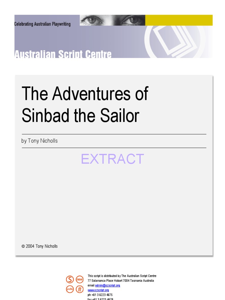 The Adventure of Sindbad | PDF | One Thousand And One Nights | Theatre