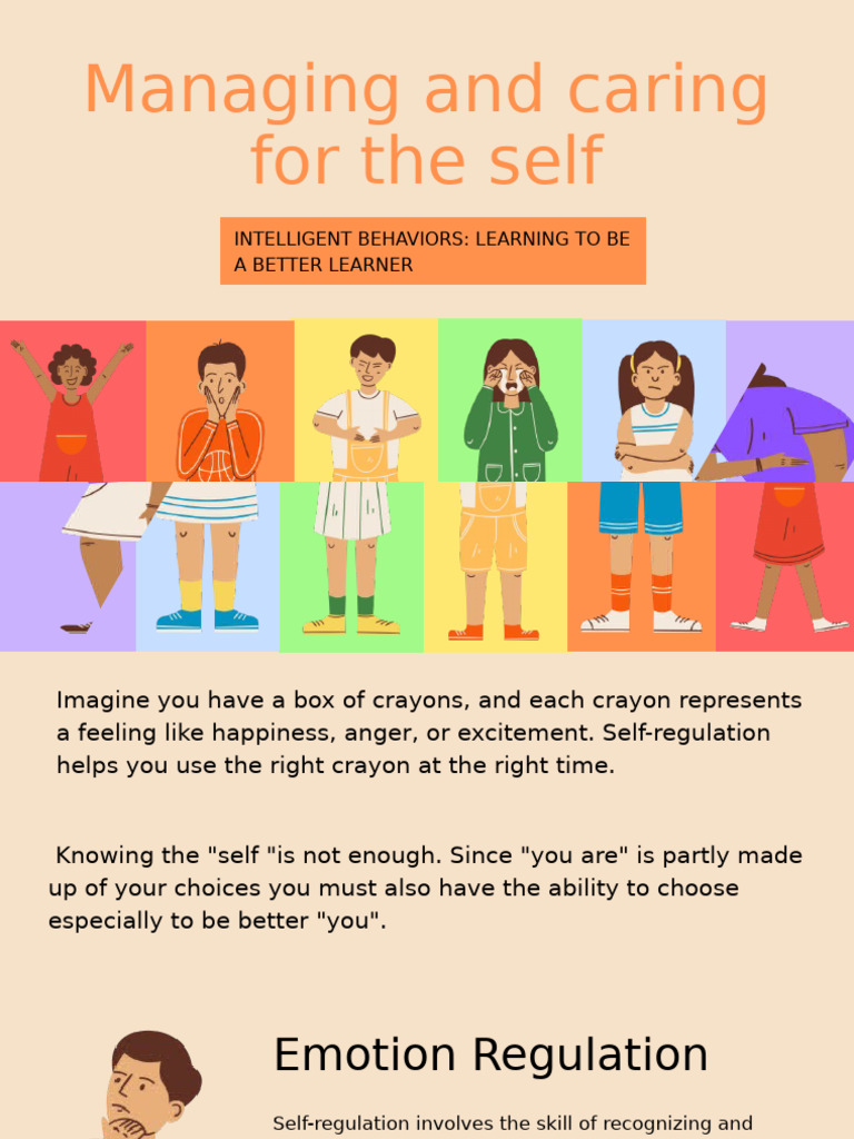 Managing and Caring For The Self | PDF | Emotional Self Regulation ...