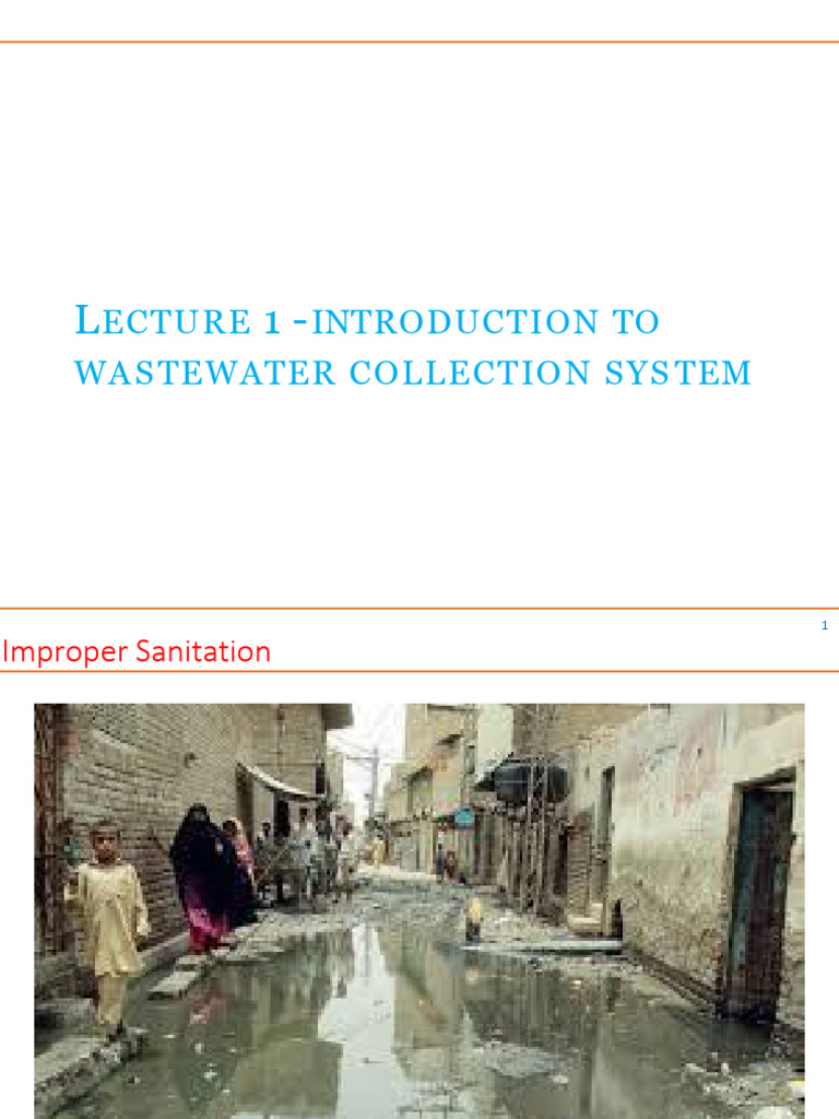 Lec 1-Wastewater Collection System | PDF | Sanitary Sewer | Combined Sewer