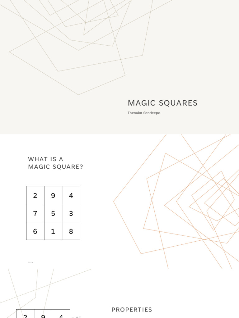Magic Square | PDF