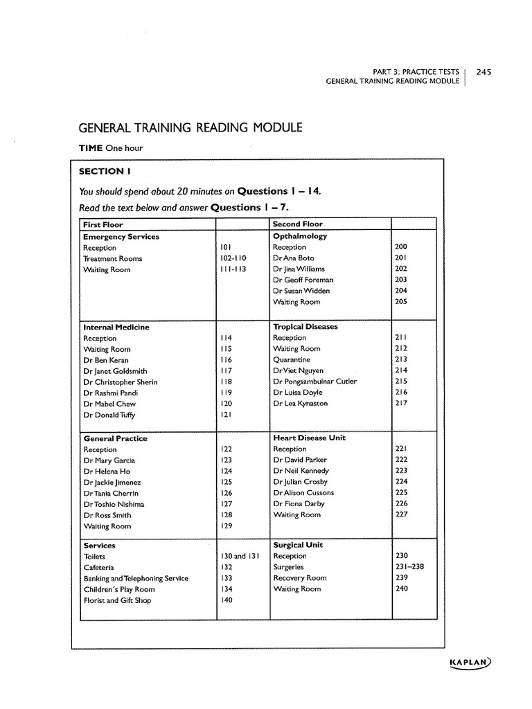 GT Reading Test 2 | PDF