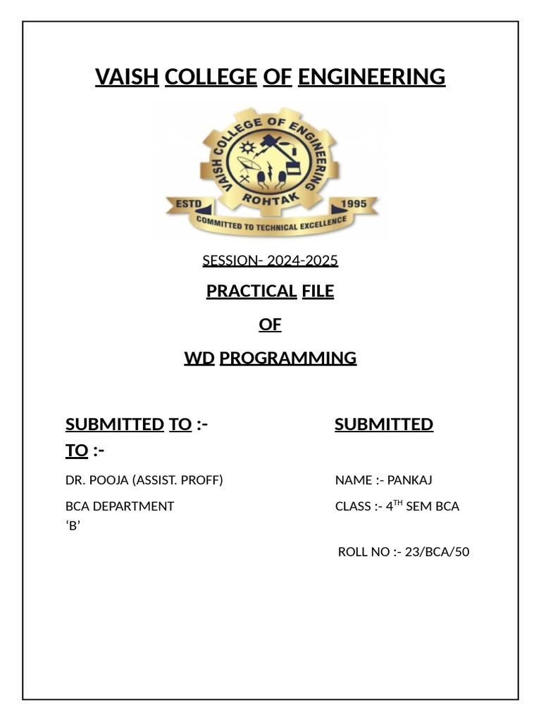 Vaish College of Engineering | PDF | Chess Theory | Chess