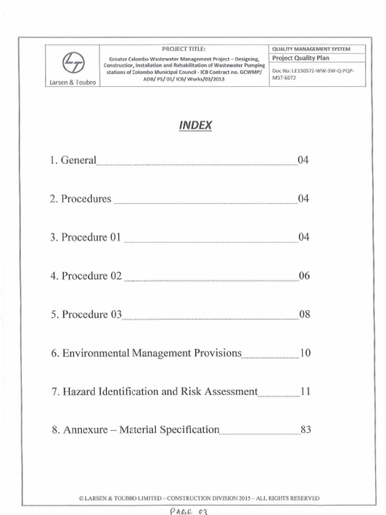 Work Method Statement For D-Cone Holes Closing Works and Structural ...