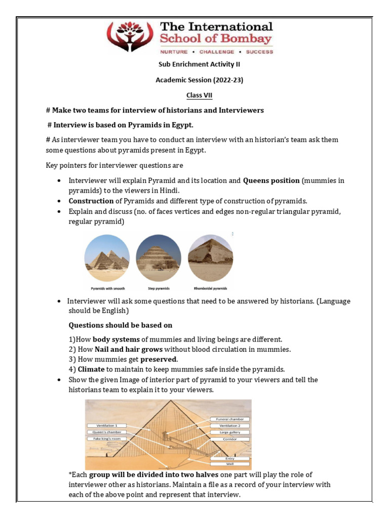Sub Enrichment Activity II Class 7 | PDF