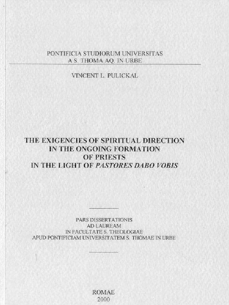Pulickal-The Exigencies of Spiritual Direction | PDF | Social Science | Art