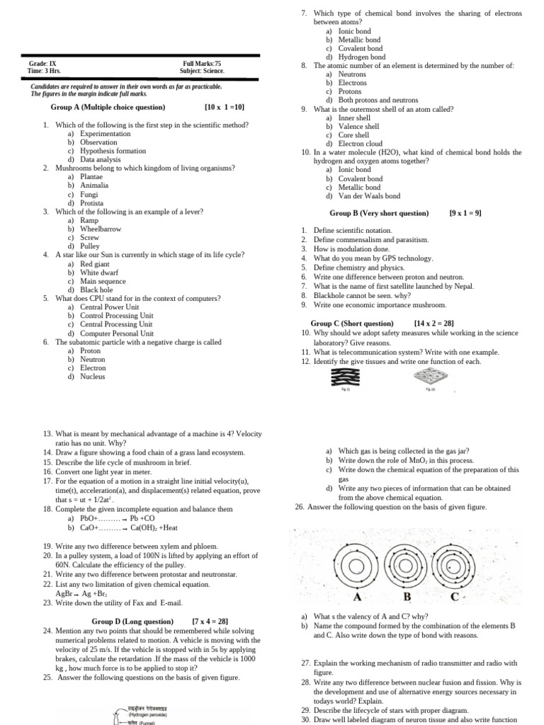 Class 9 Science | PDF