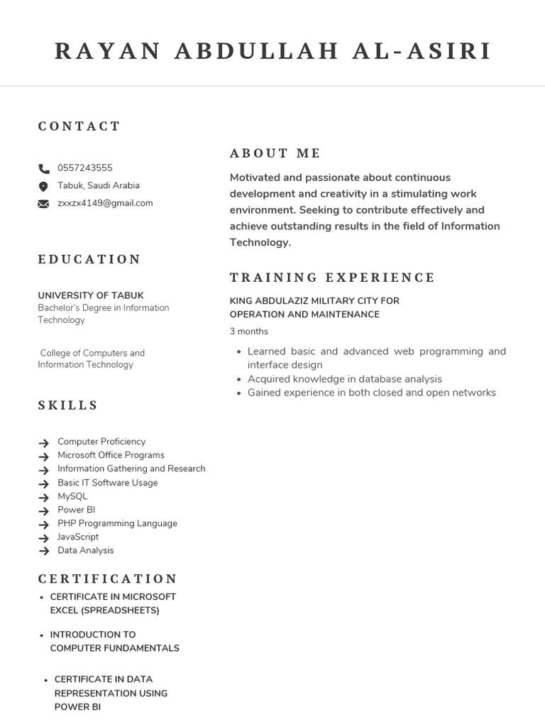 Rayan CV | PDF