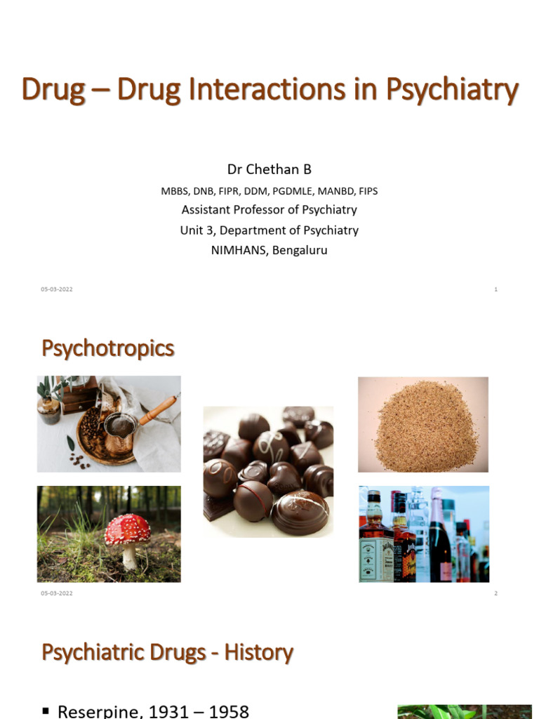 Psychiatric Drug Interactions Explained | PDF | Clozapine ...