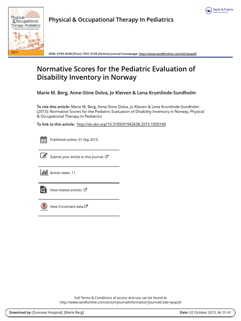 NormativeScoresofthePe 2015 | PDF | Statistics