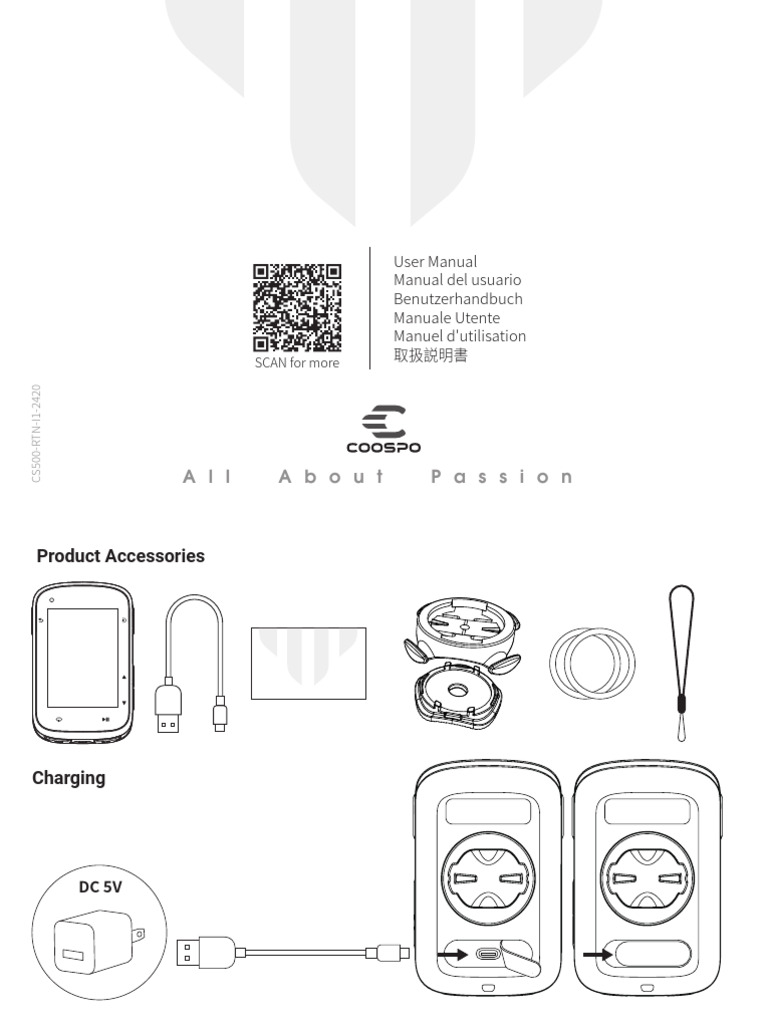 Coospo Cs500 en User Manual 20240521 | PDF | Electromagnetic ...