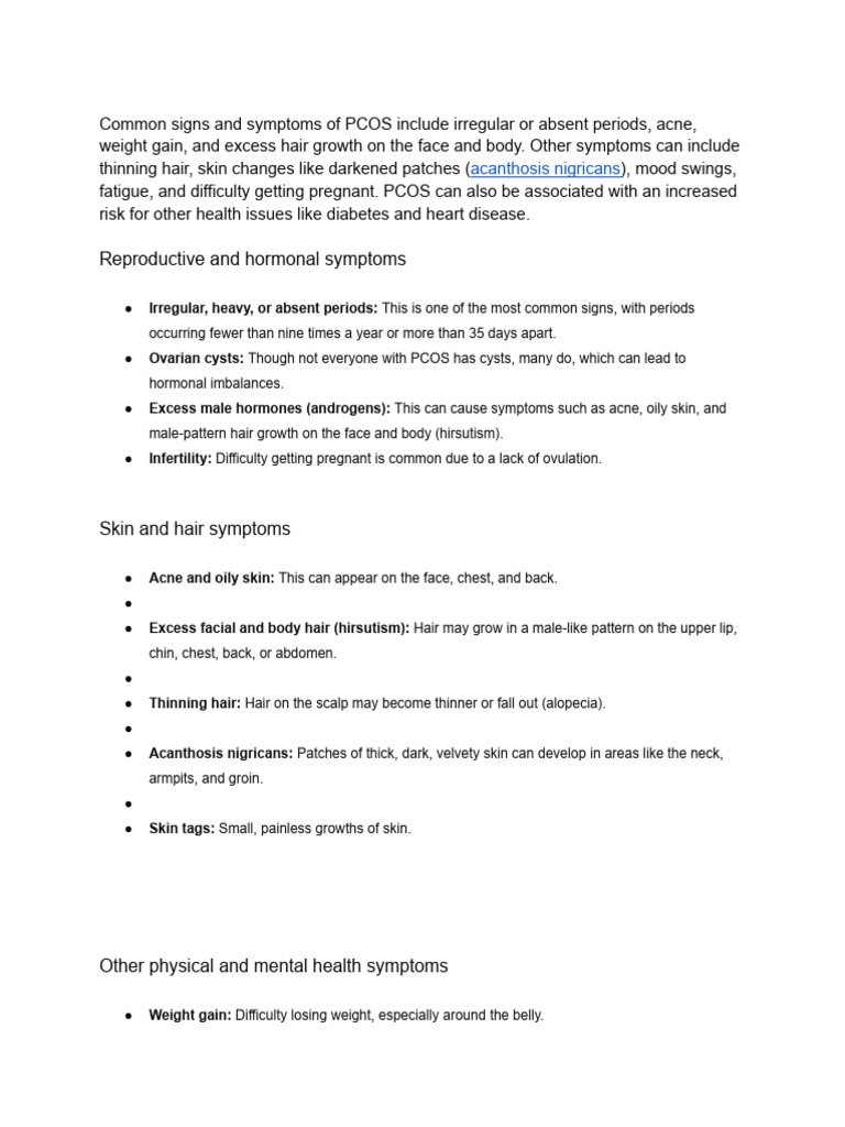 Pcos | PDF
