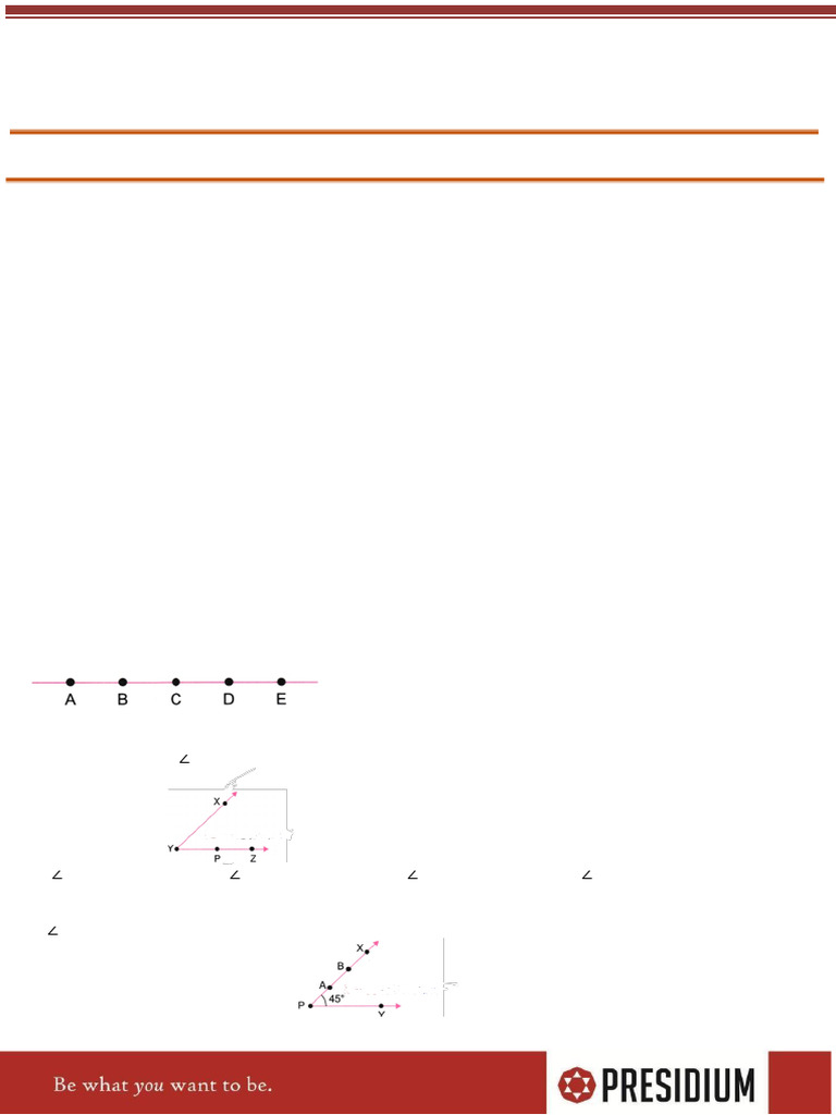 Ch-2 Lines and Angles Worksheet | PDF | Angle | Euclidean Geometry