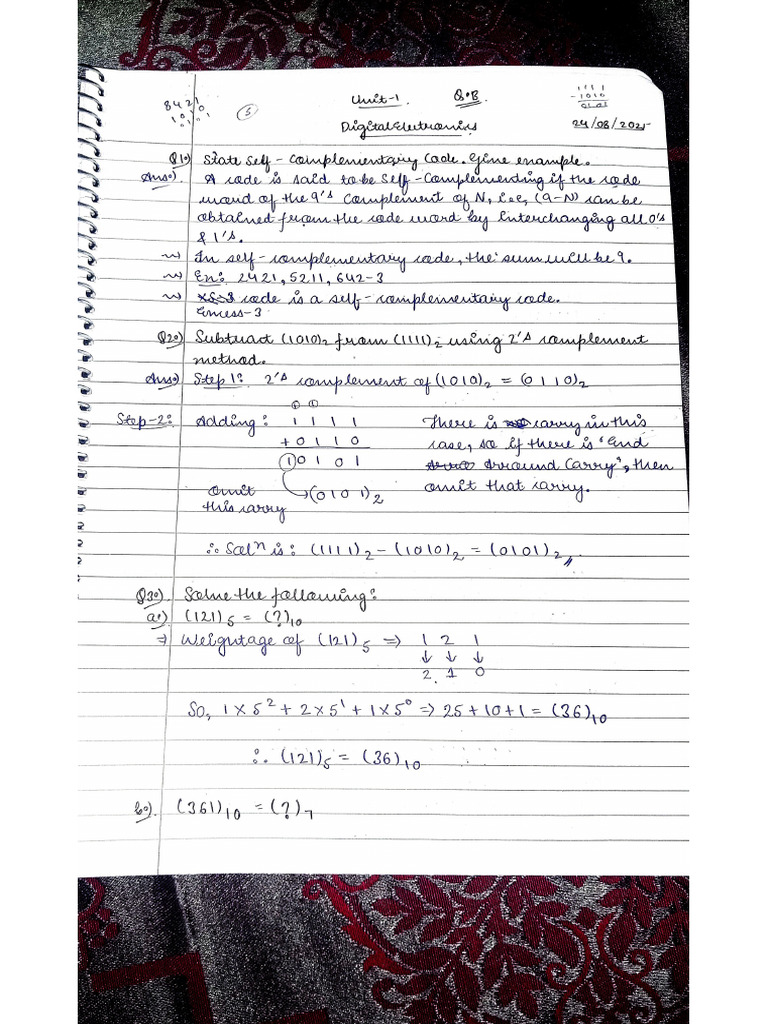 Digital Electronics Unit 1 | PDF