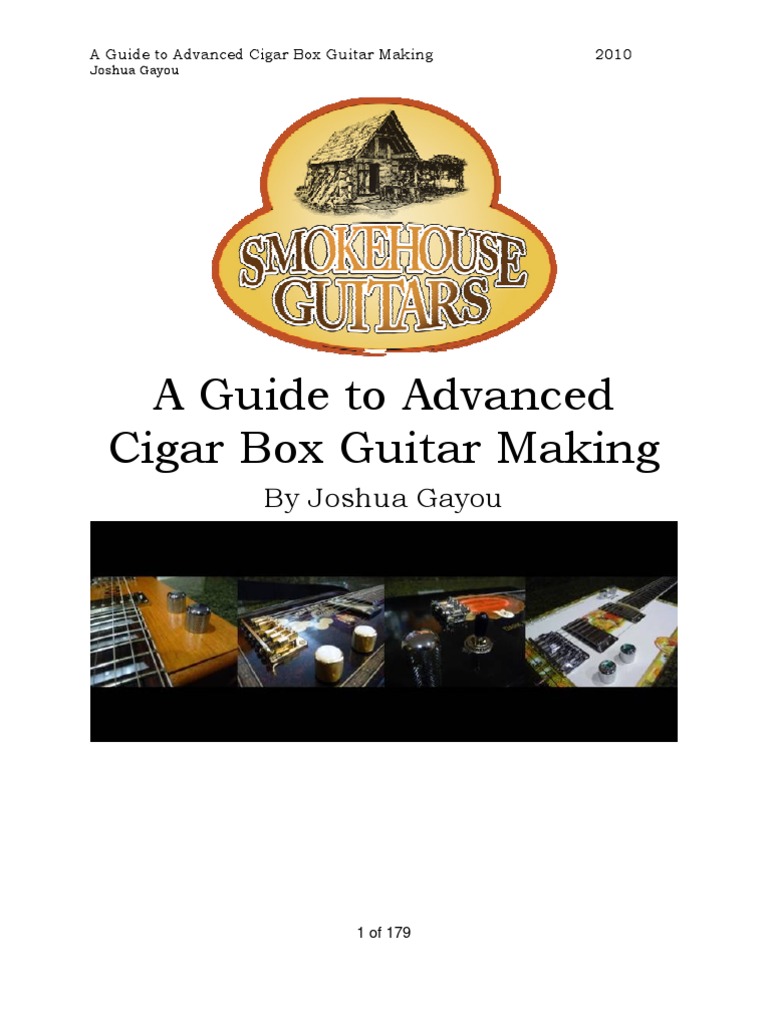 Advanced Cigar Box Guitar Construction | PDF | Guitars | Drill