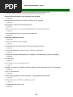 AQ50 Autism Spectrum Questionnaire | PDF