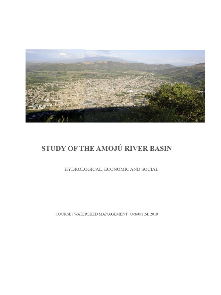 Amozú River Basin Study Overview | PDF | Flood | Erosion